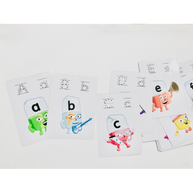 Alphablocks Letter Tracing Flaschards (Laminated) | Shopee Philippines