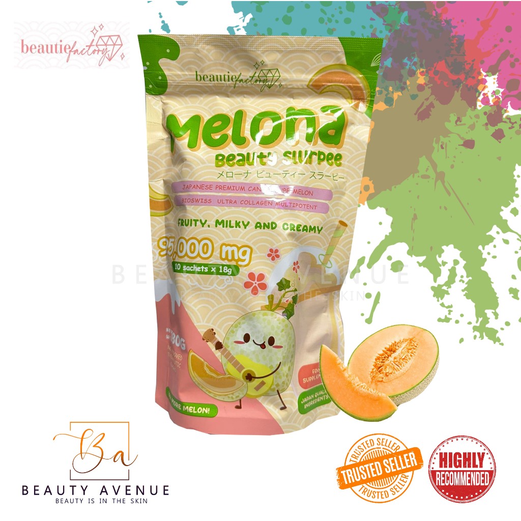 Melona Beauty (MELON FLAVOR) Slurpee Beautie Factory Collagen Japan ...