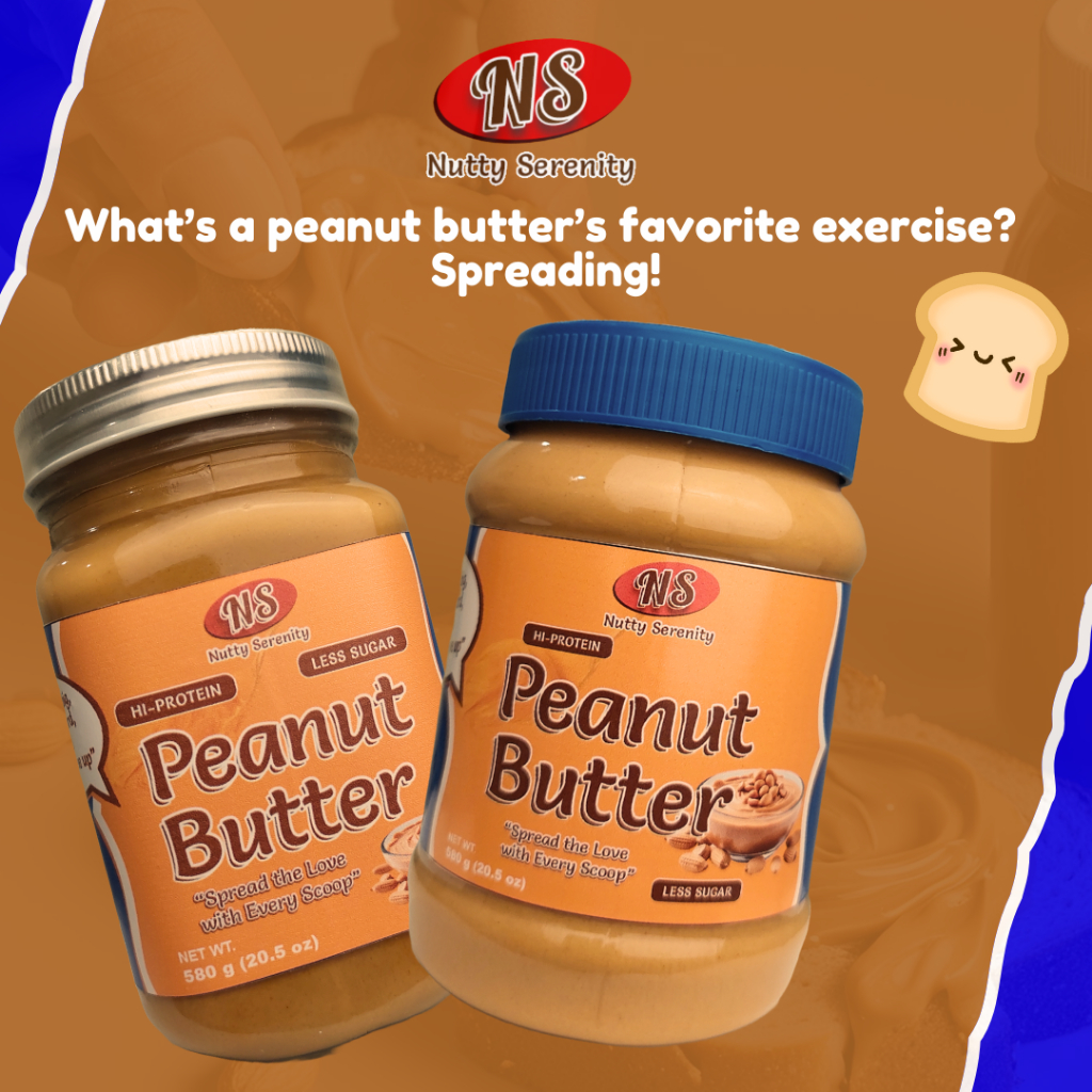 NUTTY SERENITY Peanut Butter Spread Less Sugar High Protein Plastic and ...