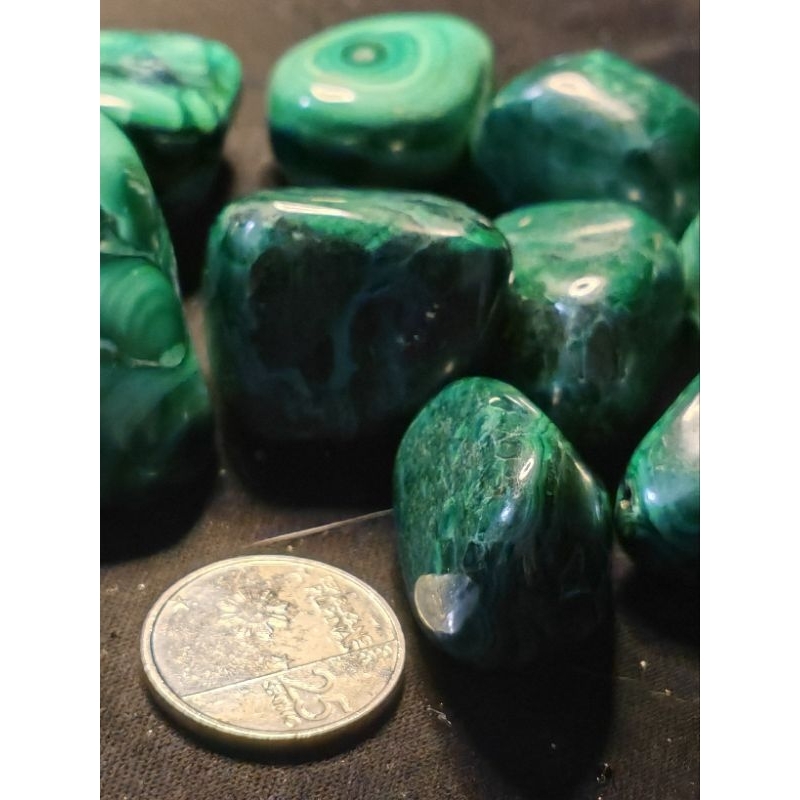 CHEFFY Malachite Crystal Gemstone Tumbled | Shopee Philippines