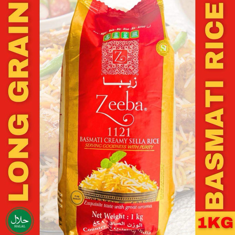 Zeeba Basmati Rice 1kg Best Selling Basmati Rice | Shopee Philippines