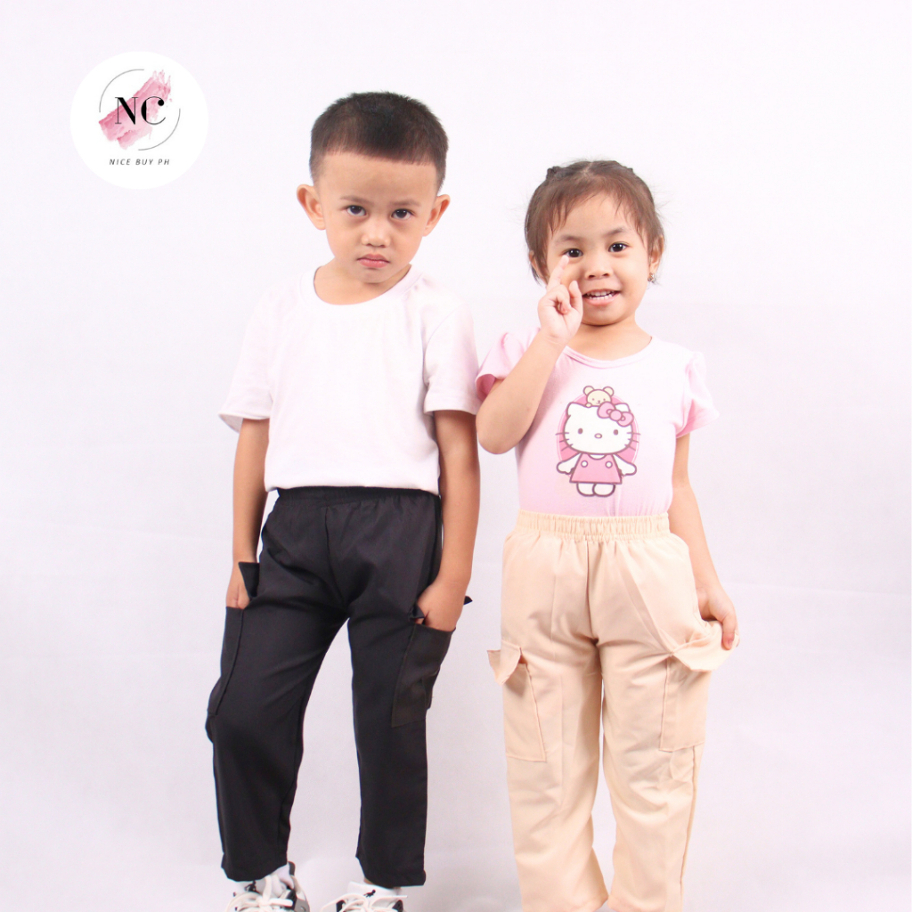 NB Noah Cargo Jogger Pants with Side Pockets for Kids | Shopee Philippines