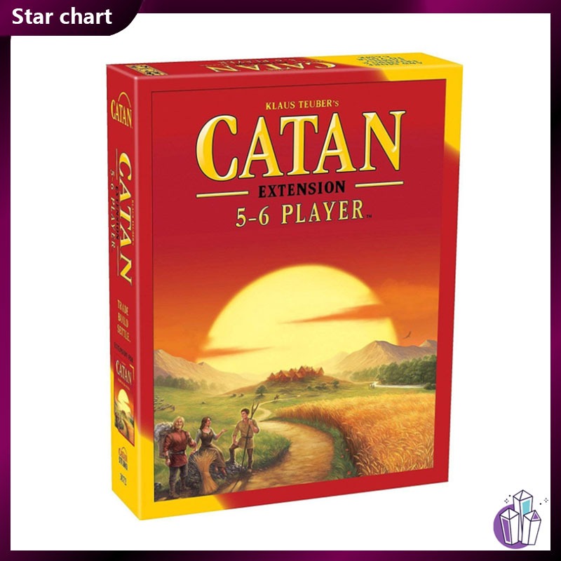 Catan : Build Trade Settle (board game) 5-6 Player Board family party ...