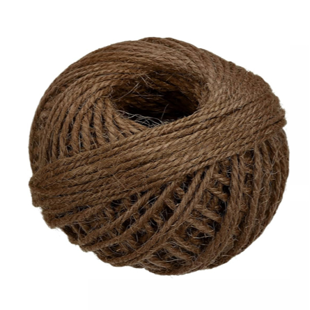 ( 10 | 30 | 100 meter ) Natural Textured Hessian Jute Twine String ...