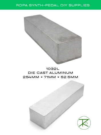 1pc 1032L Die Cast Aluminum Metal Enclosure for DIY Guitar Effects ...