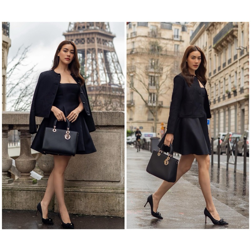 Authentic Grade | Summer 2024 Medium Lady D-Sire in Bull Leather | Shopee Philippines