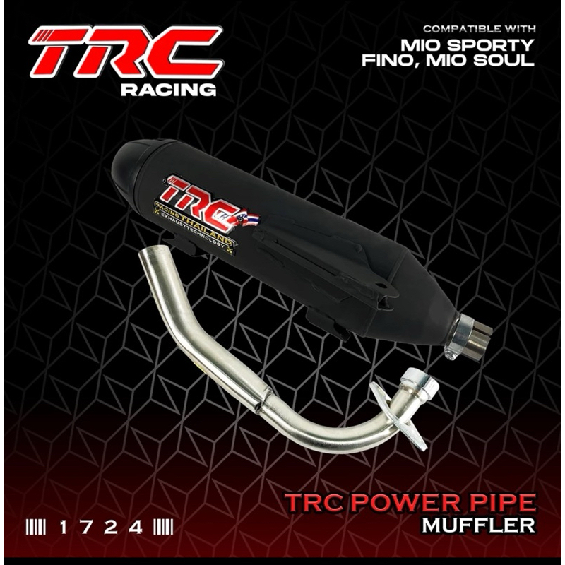 TRC Racing Mio Sporty Mio 1 Amore Soul Fino Power Pipe Muffler Exhaust ...