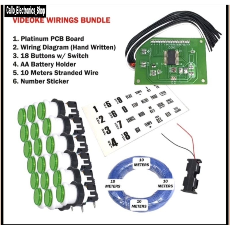 Platinum PCB Remote Original With 18PCS Button & Swith/10meters ...