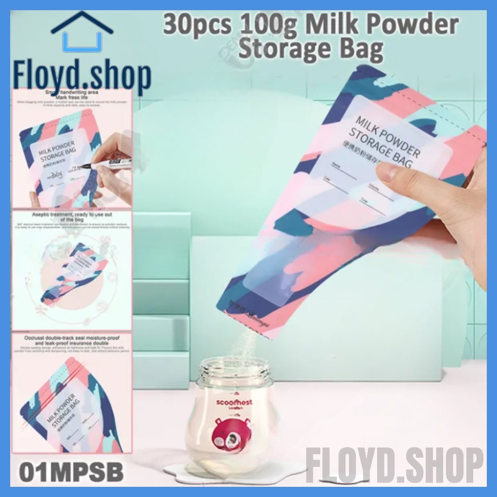 30pcs Disposable Milk Formula Powder Storage Bags Double-track Sealed ...