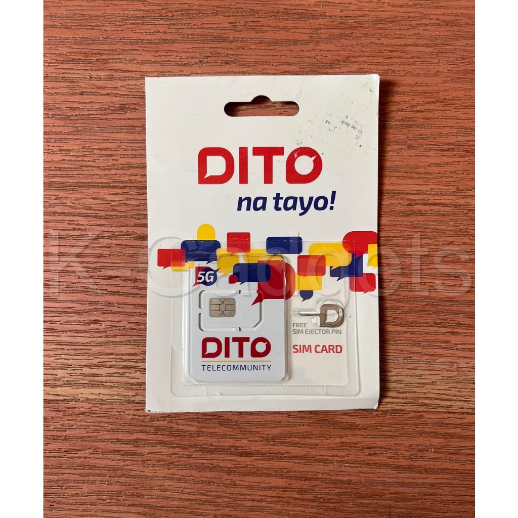 DITO 5G Simcard - with FREE 3GB / Unli Text and Call / FREE SIM ...