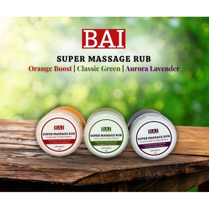 BAI Super Massage Rub 10g/50g | Shopee Philippines