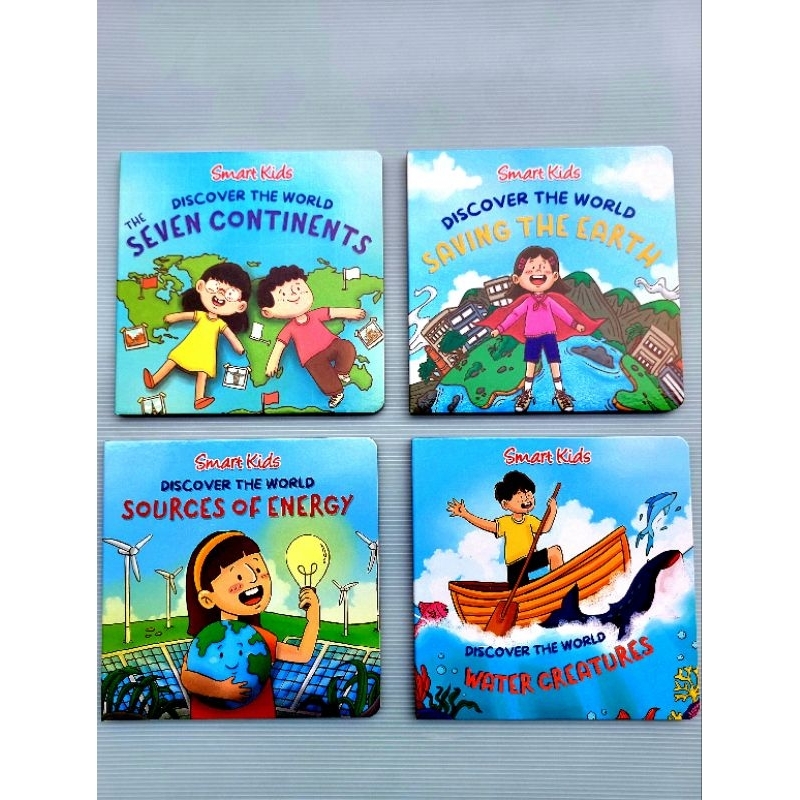 Smart Kids Discover the World Board Books Series- Seven Continents ...