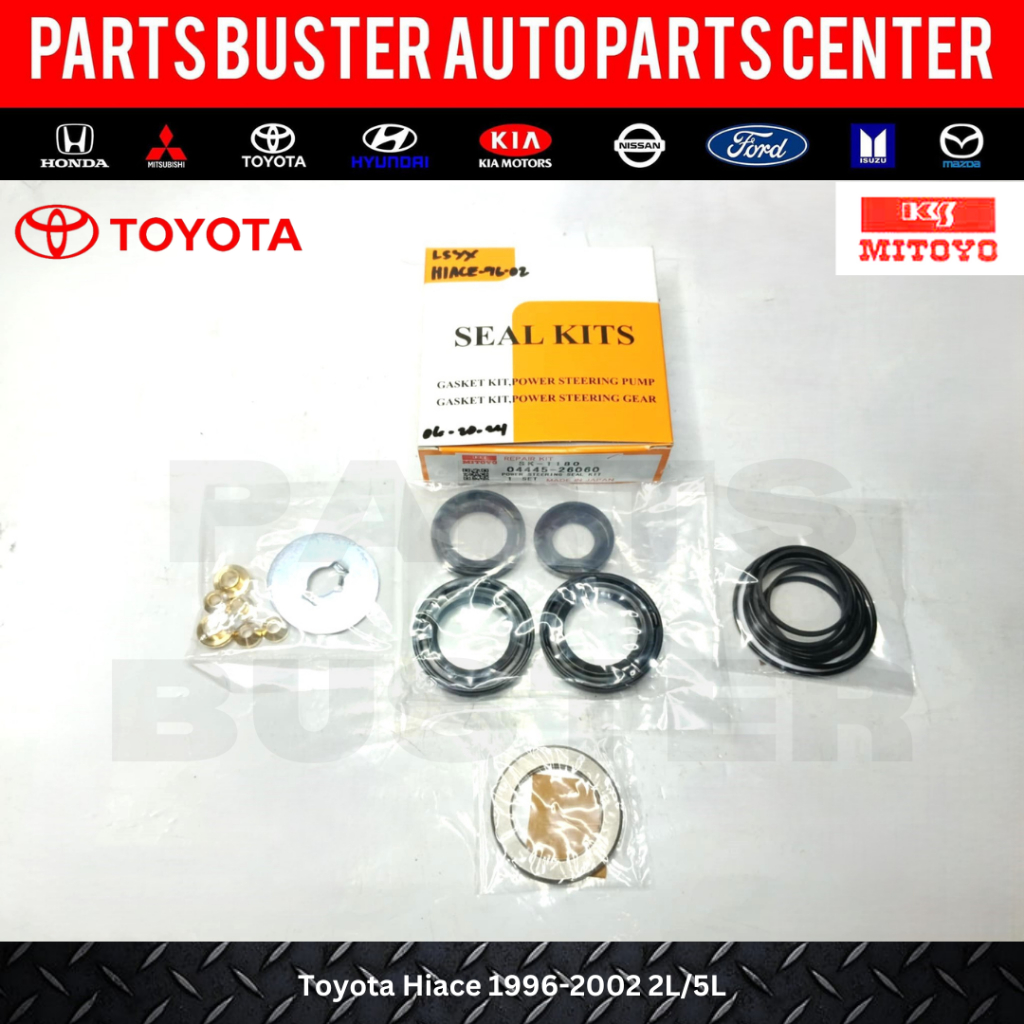 Power Steering Rack and Pinion Repair Kit for Toyota Hiace 1996-2002 2L ...