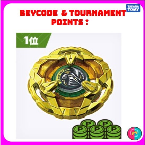 BEYCODE AND TOURNAMENT BEY POINTS Products Beypoints Rare beyblade ...