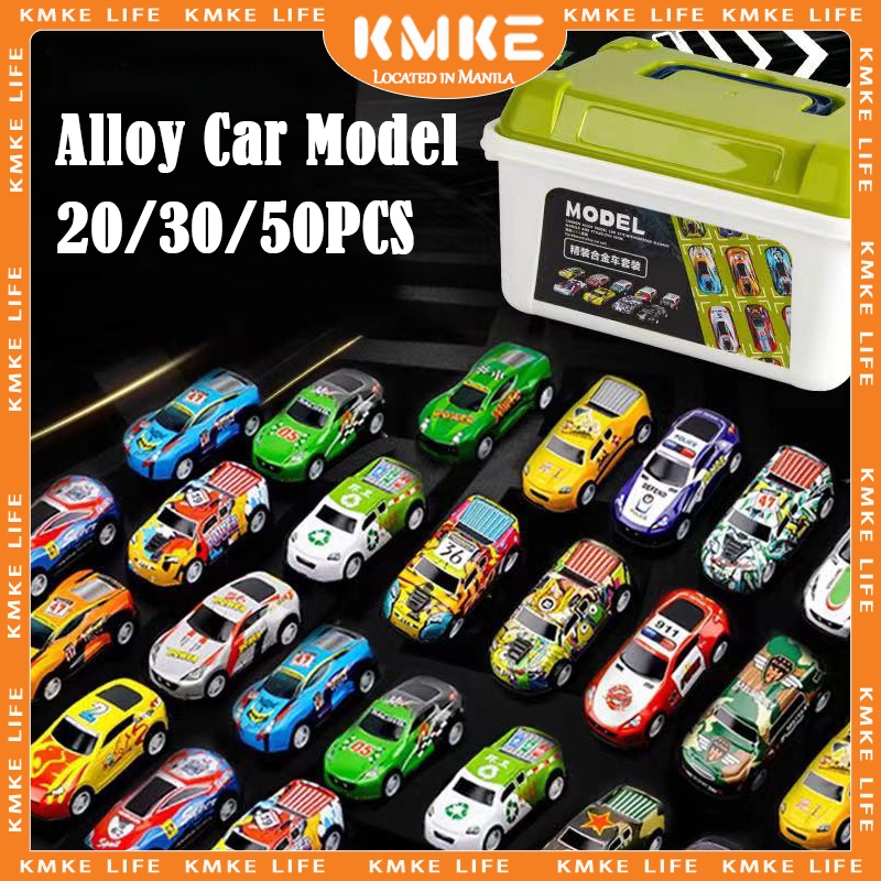 20/30/50pcs Alloy Kid Car Box Kid Toy Car Set Alloy Metal Racing Car ...