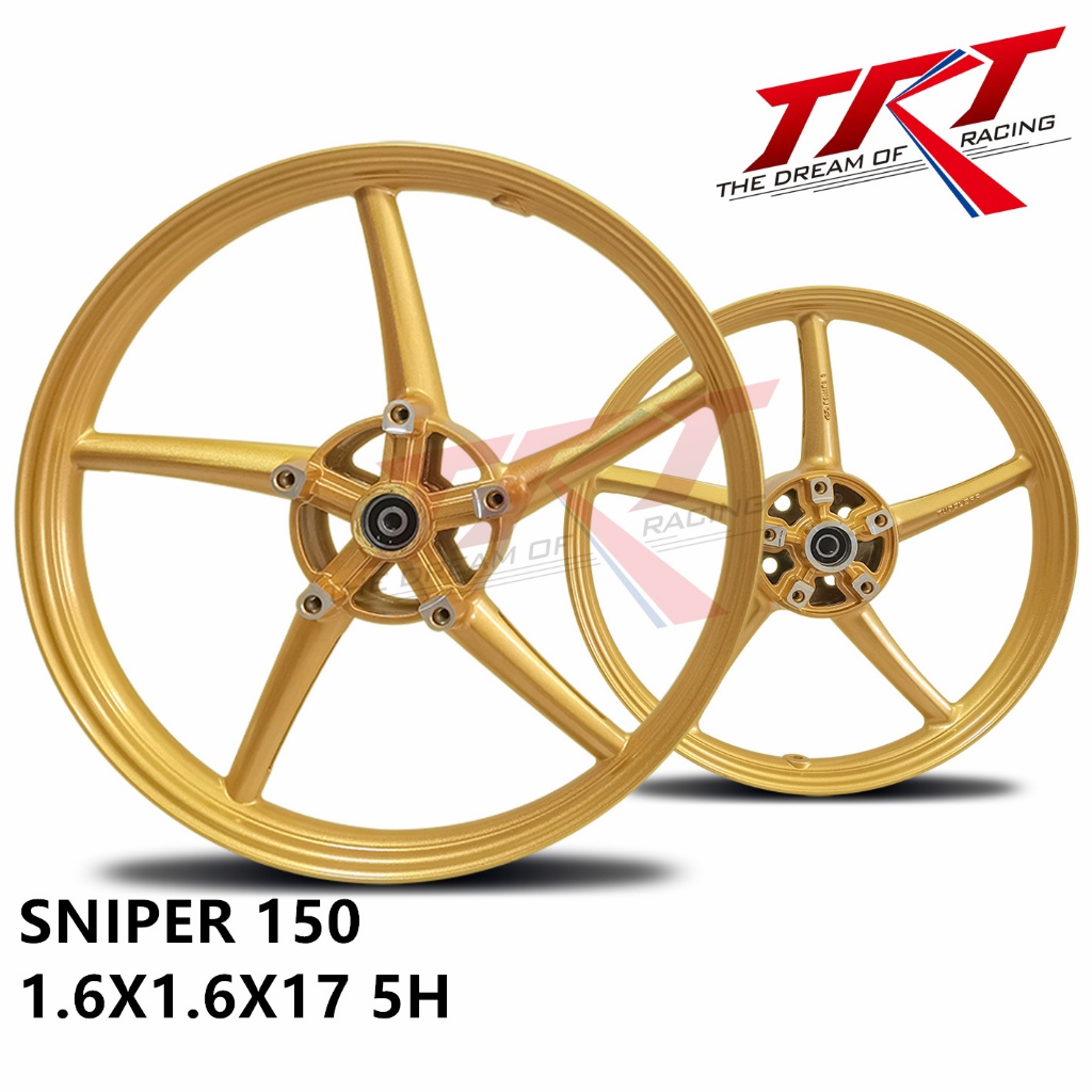 Enkei 522 Mags 5 Spokes For sniper150/155 MX KING 150 Front Rear Disc 5 ...