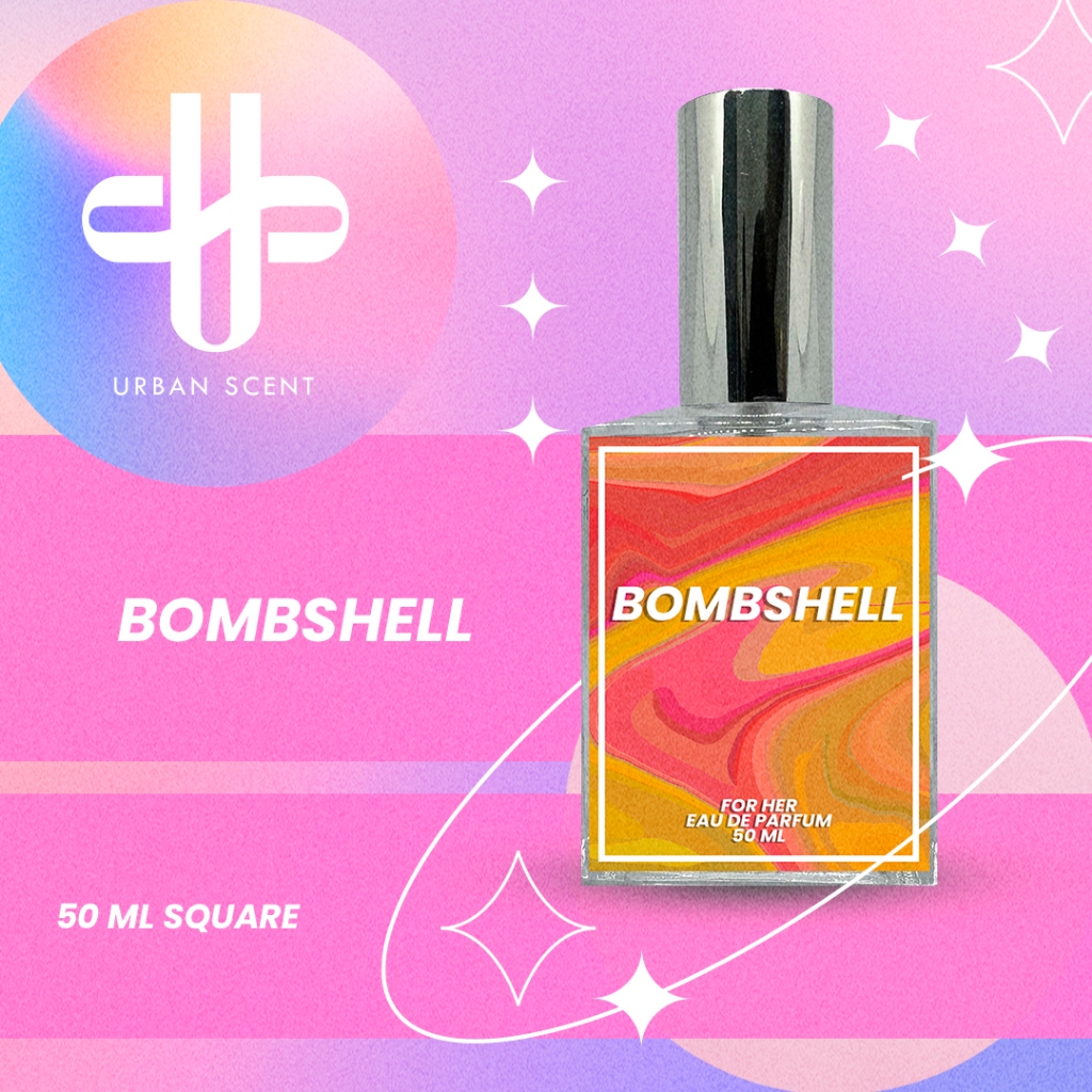 URBAN SCENT Inspired Oil Based Perfume - 058 - Bombshell 50ML Square ...