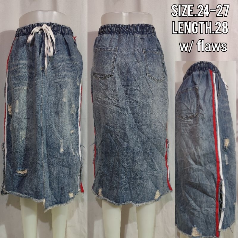 B45 PRELOVED DENIM SKIRT LONG | PALDA 3 | Shopee Philippines