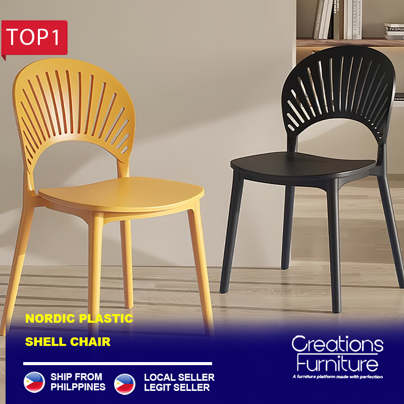 INFORMA Nordic Plastic Chair Home Chair Dining Chair Living Chair ...