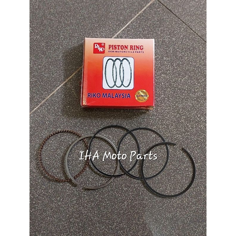 Piston Ring "Shogun 125 R,Shogun 125 PRO,Bilogan" (STD) Riko Made in ...