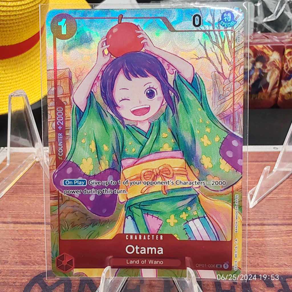 One Piece TCG ( English ) - OP01-006 UC Otama (Japanese 1st Anniversary Set) | Shopee Philippines