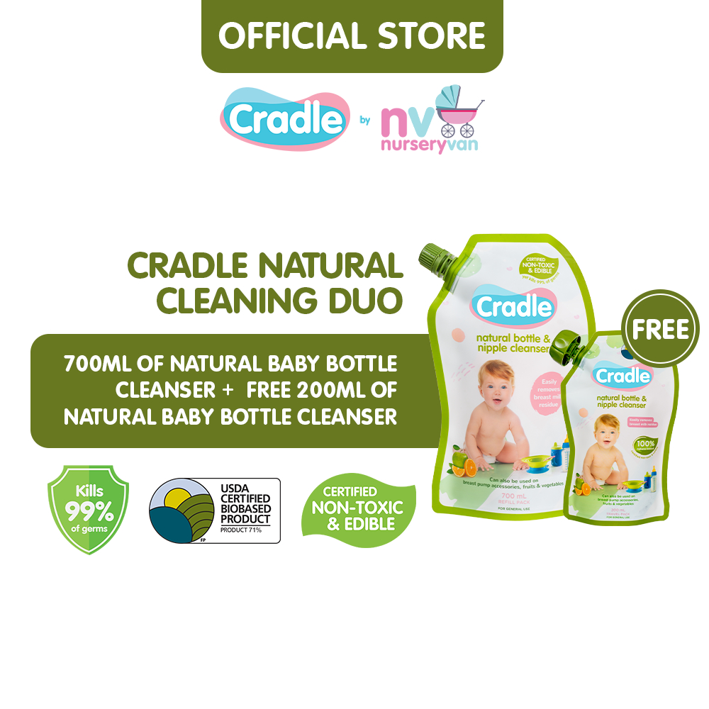 Cradle Natural Cleaning Duo | Shopee Philippines