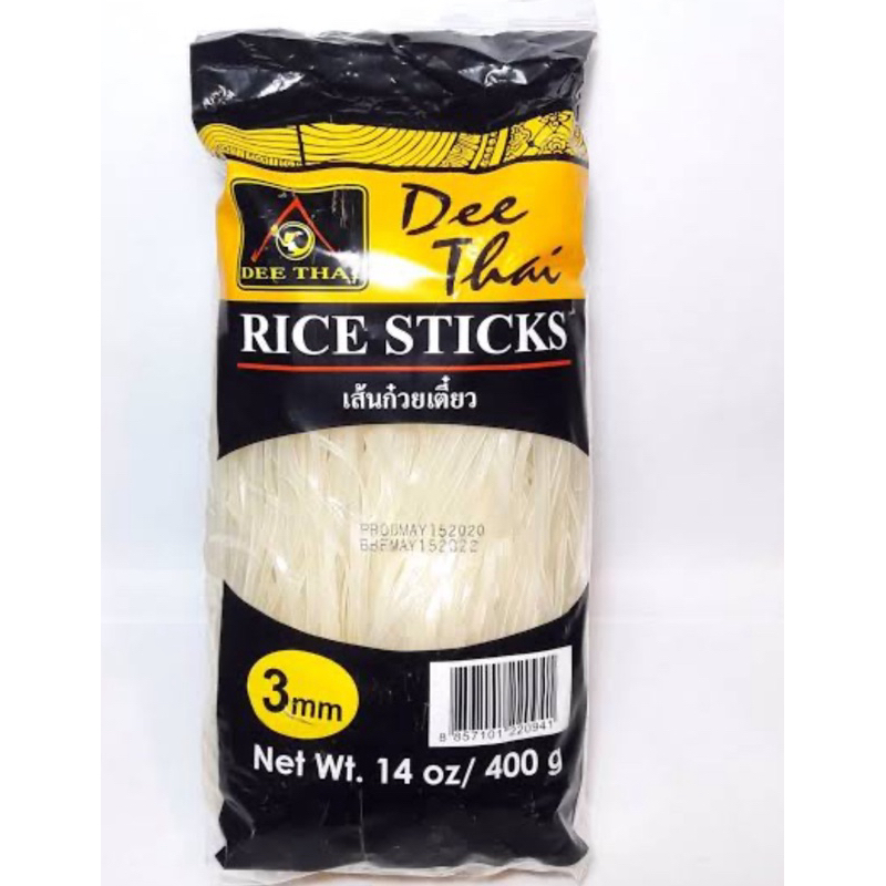 DEE THAI RICE STICKS(3MM) 400G | Shopee Philippines