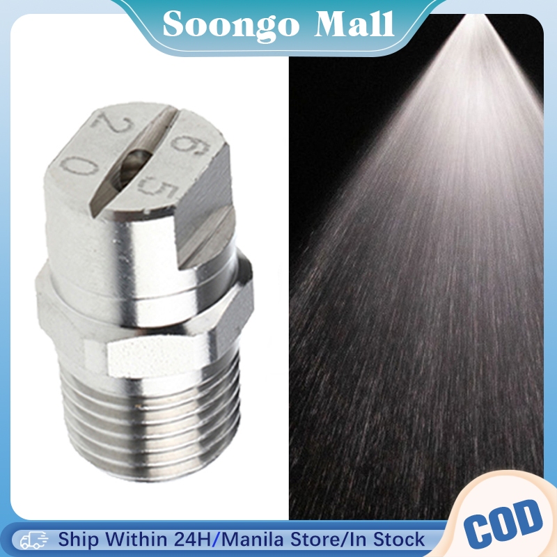 1/4'' Flat Fan Spray Tip Stainless Steel Agricultural High Pressure ...
