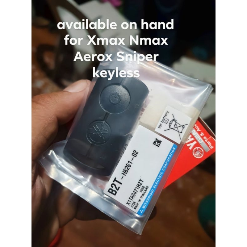 Genuine Spare Remote Key (Aerox S V1 V2 / Nmax V2 V2.1 / Xmax / Sniper ...