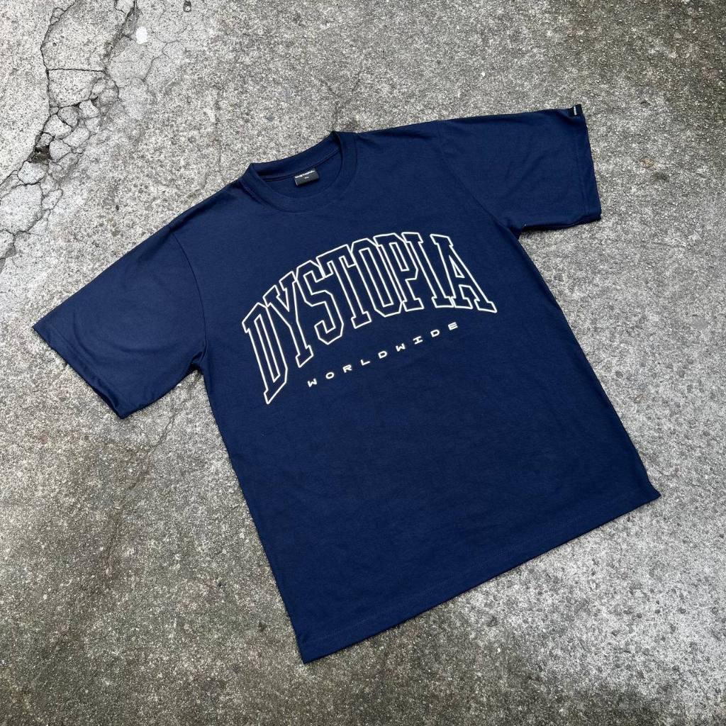 Dystopia "Outline Embossed" Navy Blue Colorway | Shopee Philippines