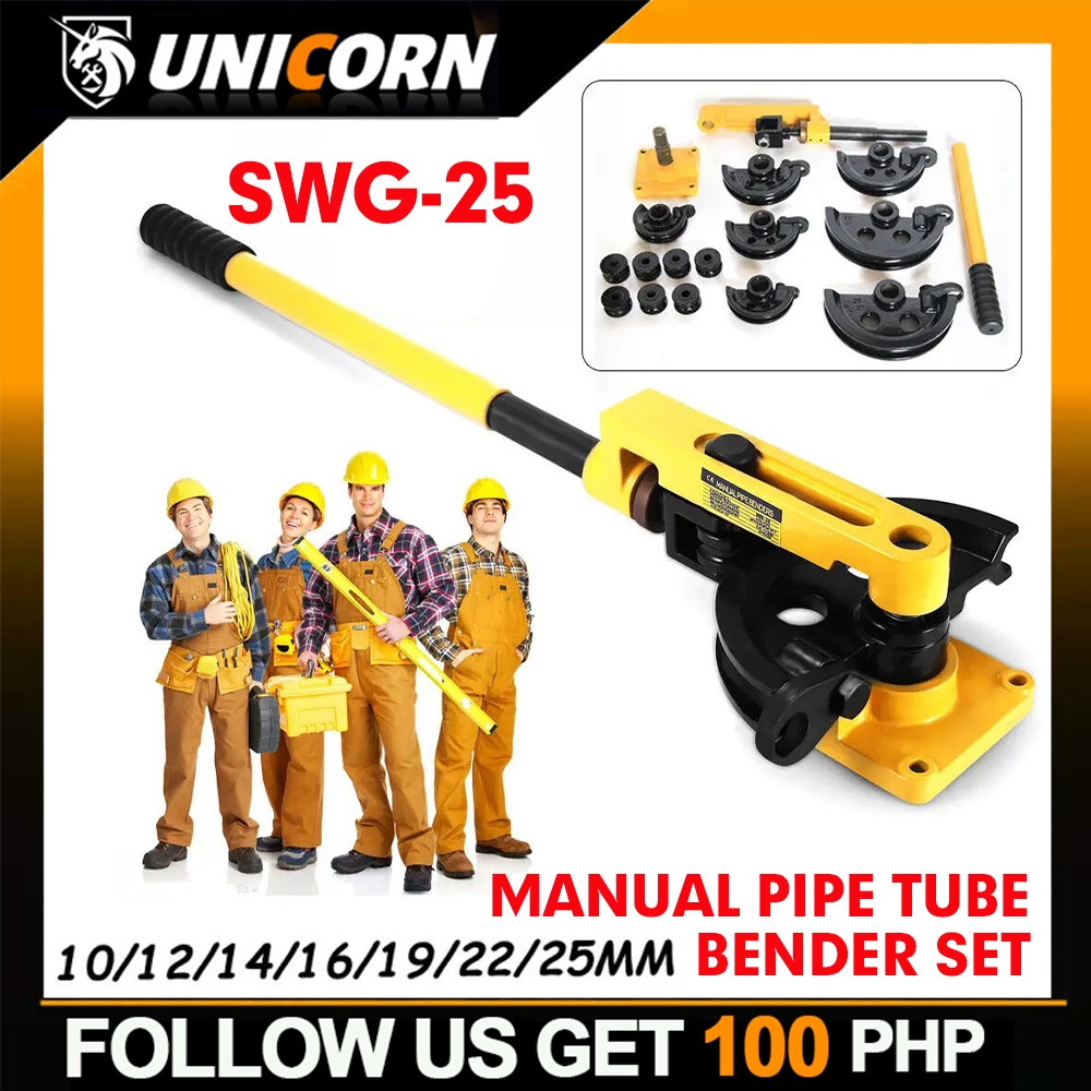 SWG-25 Manual Pipe Bender,Hand Tube "U" Bending Tools, Iron/Steel ...
