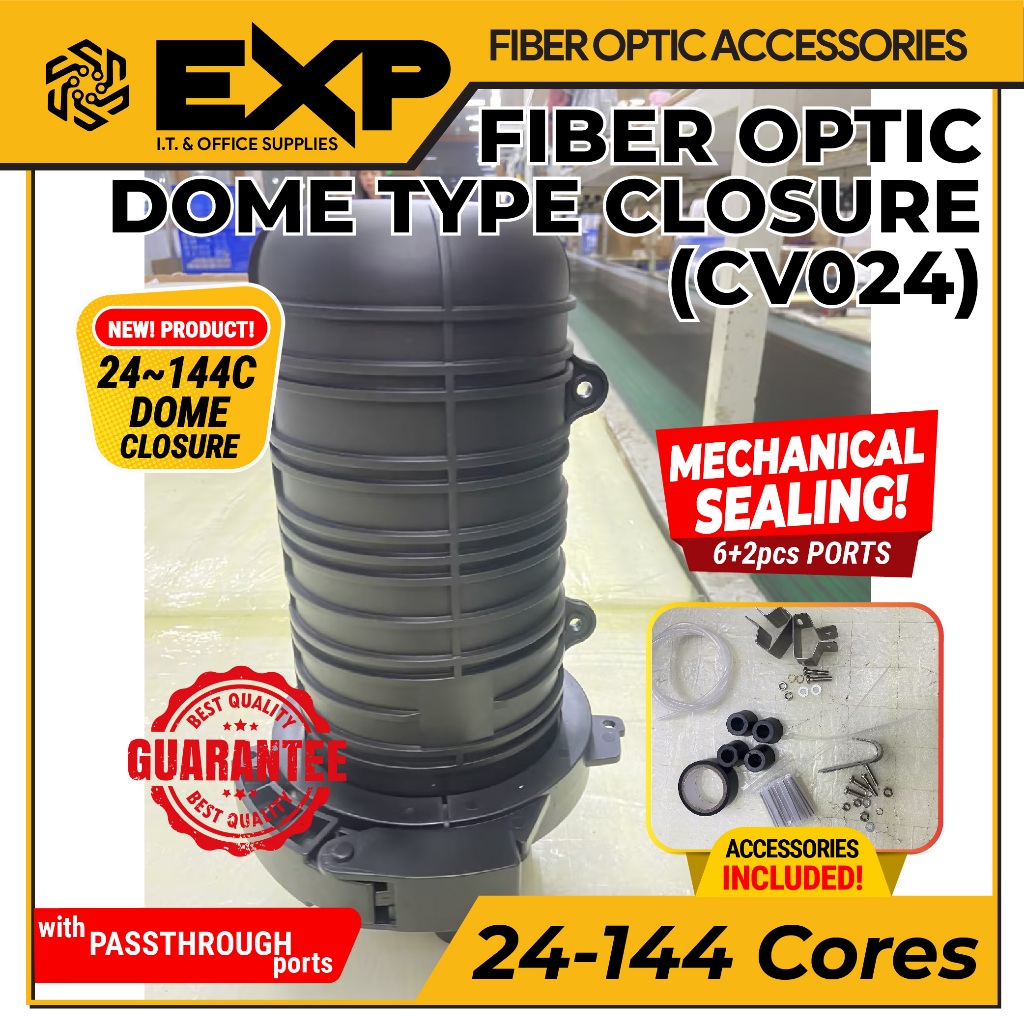 Dome Type Closure (Fiber Optic Closure 24 to 144 Cores) Mechanical ...