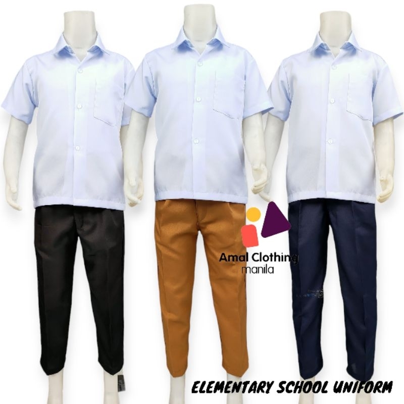 slacks pants school uniform for kids | Shopee Philippines