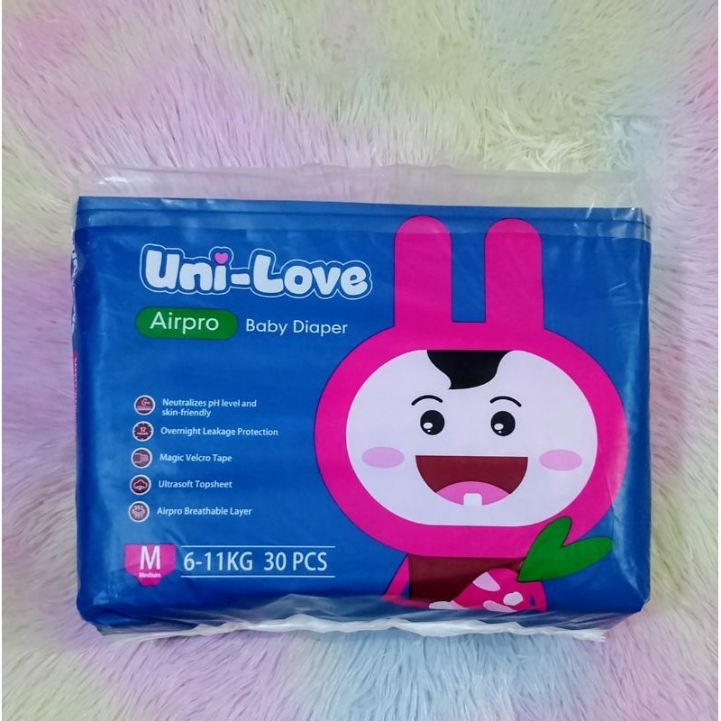 Unilove Airpro Diaper Medium 30's | Shopee Philippines