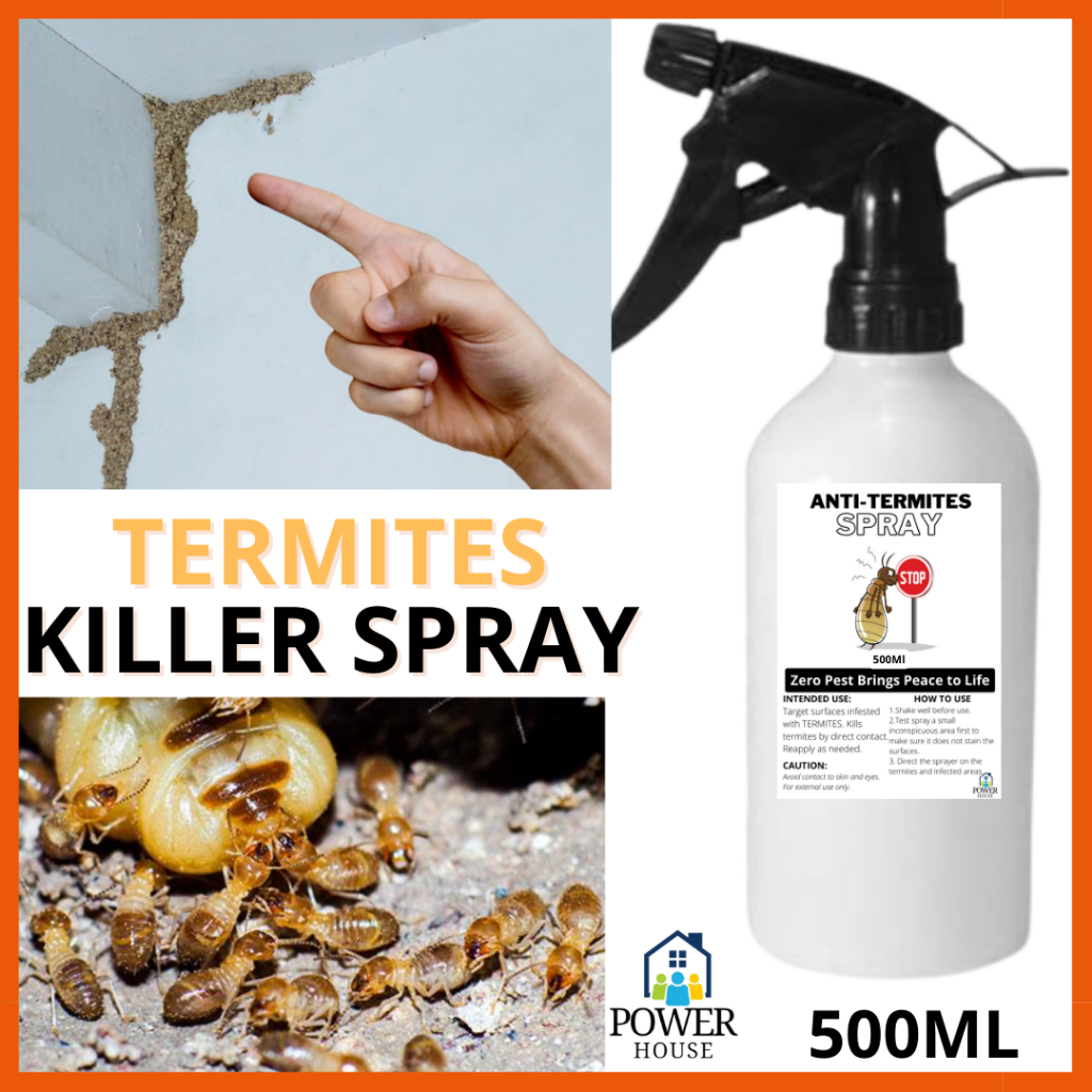 Powerhouse Termite Killer, Termite spray organic natural solution Termiticide Anay and Soil ...
