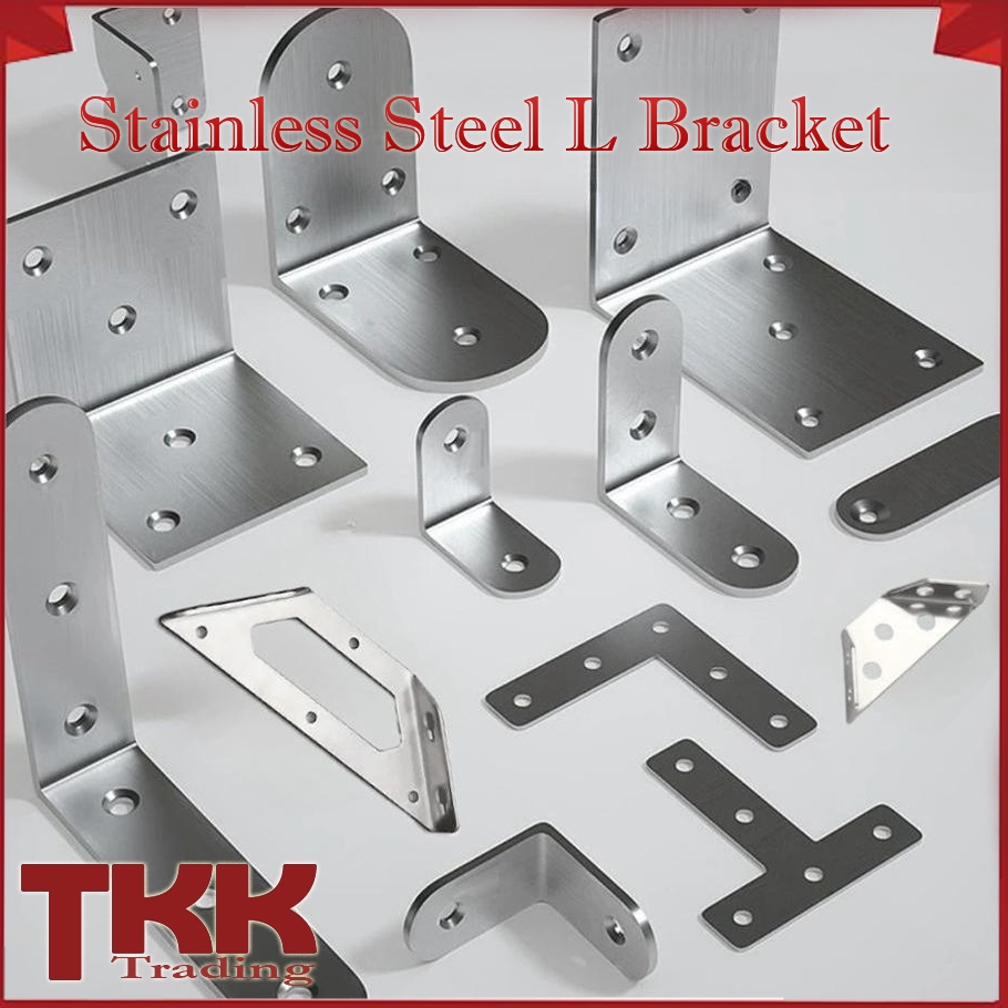 L Shape Stainless Steel Shelf Corner Brace Angle Bracket | Shopee Philippines