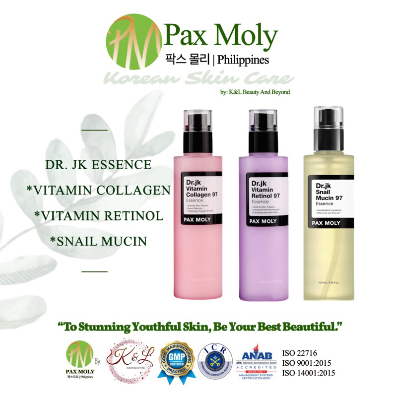 Pax Moly Dr. JK Essences [Snail Mucin-Collagen-Retinol] | Shopee ...