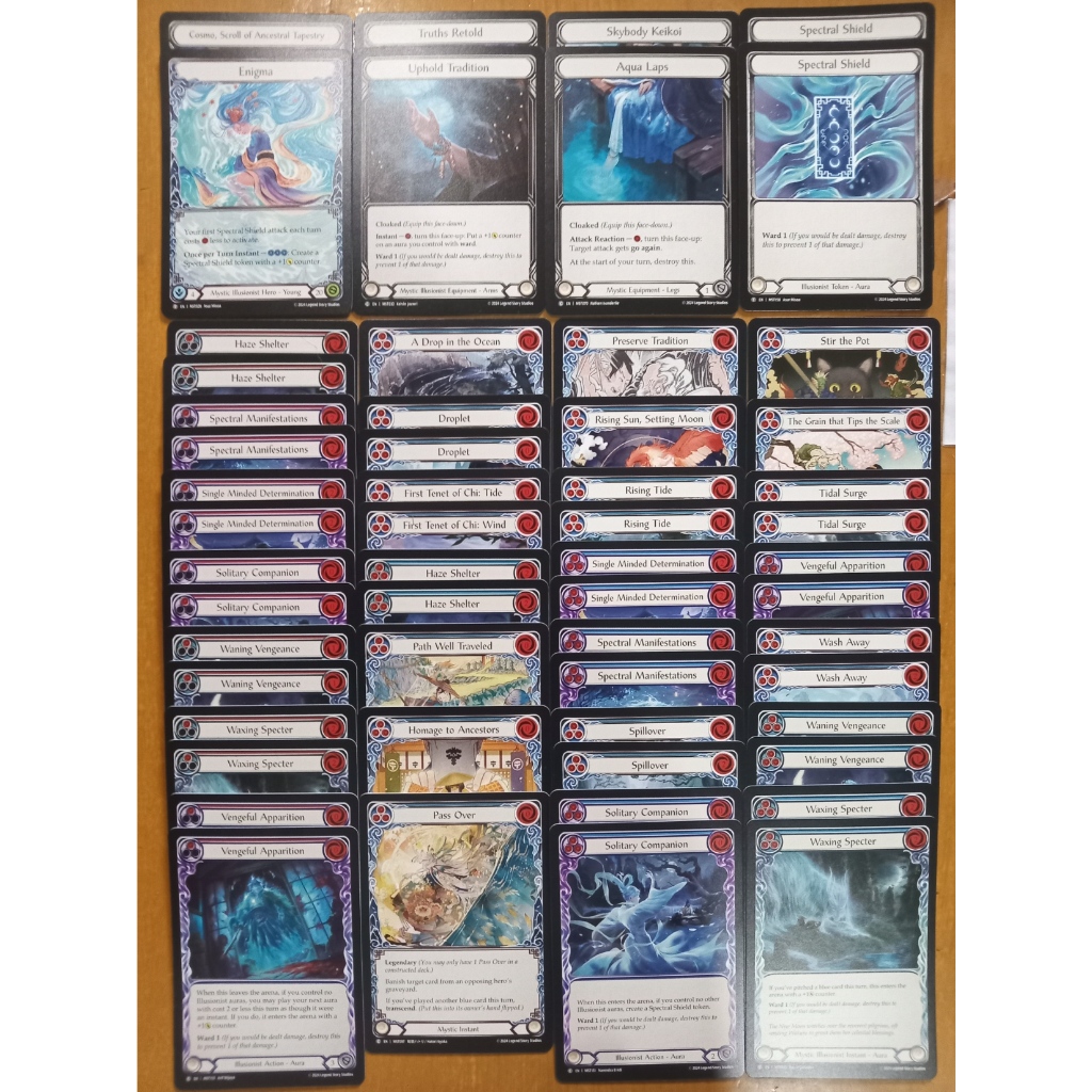 FAB Enigma Mystic Illusionist Budget Blitz Deck Part the Mistveil MST Flesh and Blood TCG ...