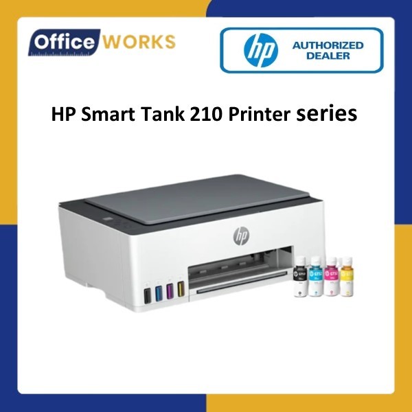 HP Printer/HP Smart Tank 210/Wireless Printer/Printer Ink Tanks/Single ...