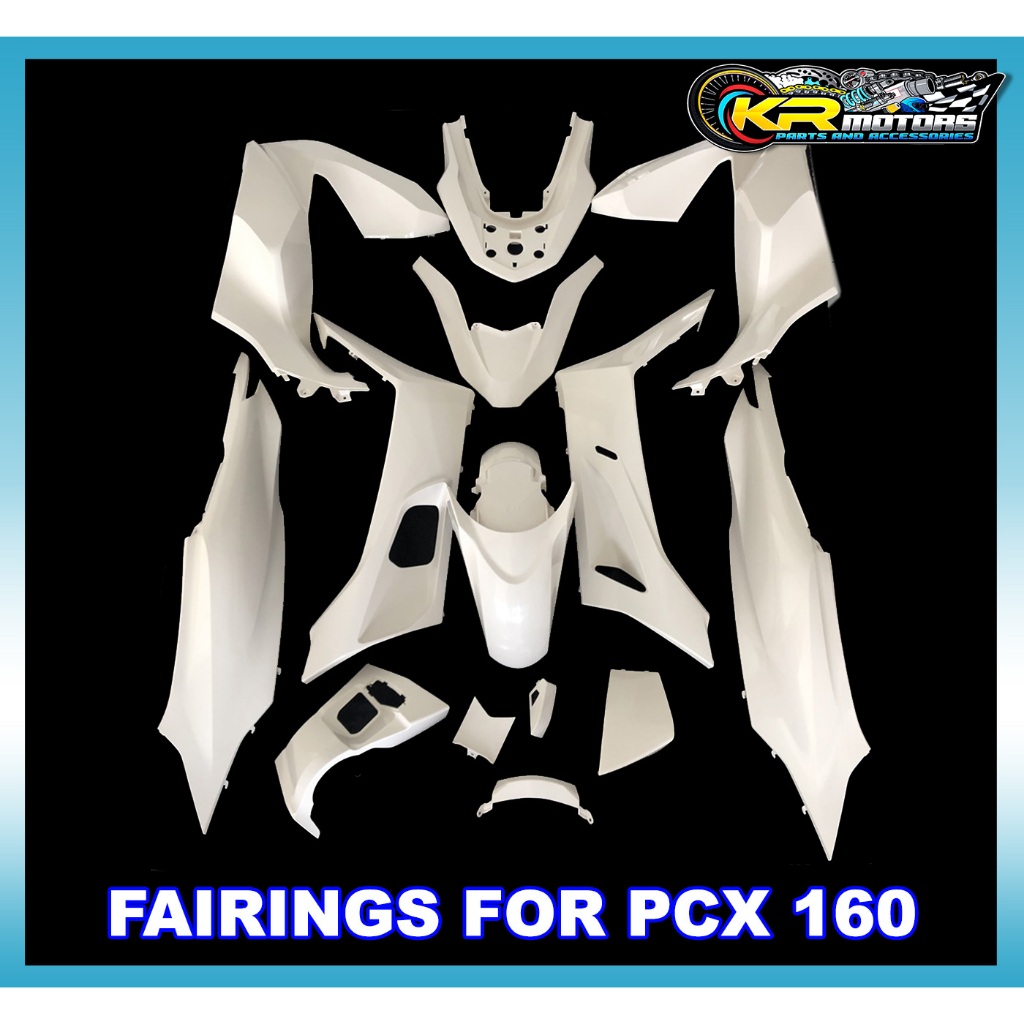 PCX 160 FAIRINGS SET (14 in 1) - UNPAINTED | Shopee Philippines