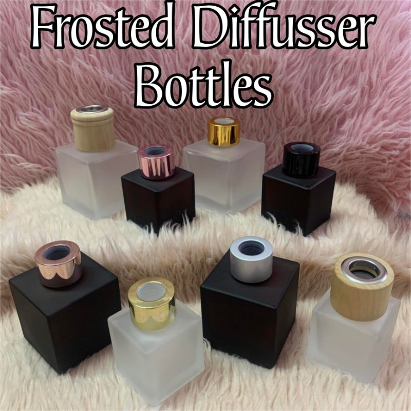Frosted Glass Diffuser Bottles(Hindi po Kasama ang Reedsticks) | Shopee ...
