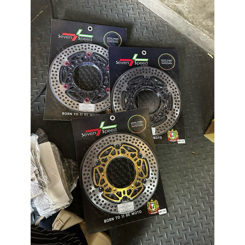 7speed 280mm Big disc with stock caliper Bracket for ADV150/160 ...