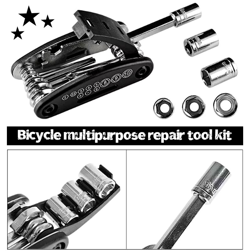 MTB Bike 16 in 1 Tools Road Bicycle Allen Wrench Pocket Tools Repair ...
