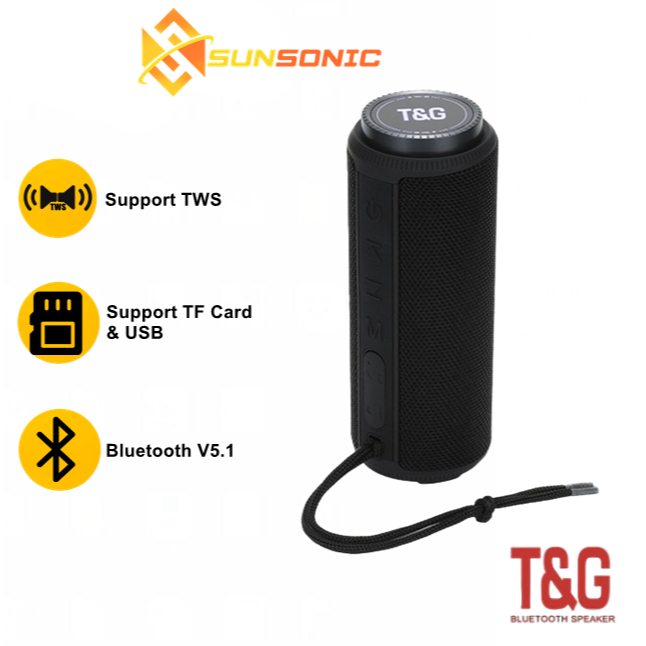 T&G Tg332 Tws Portable Wireless Bluetooth Speaker With Handstrap ...