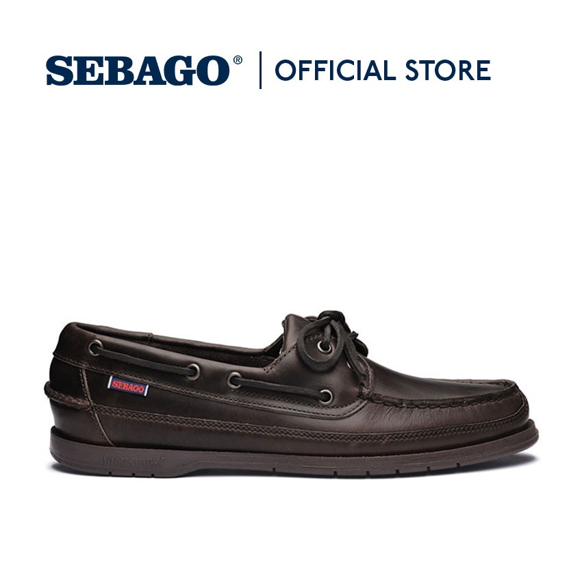 Sebago Men's Shoes Schooner Dark Brown | Shopee Philippines