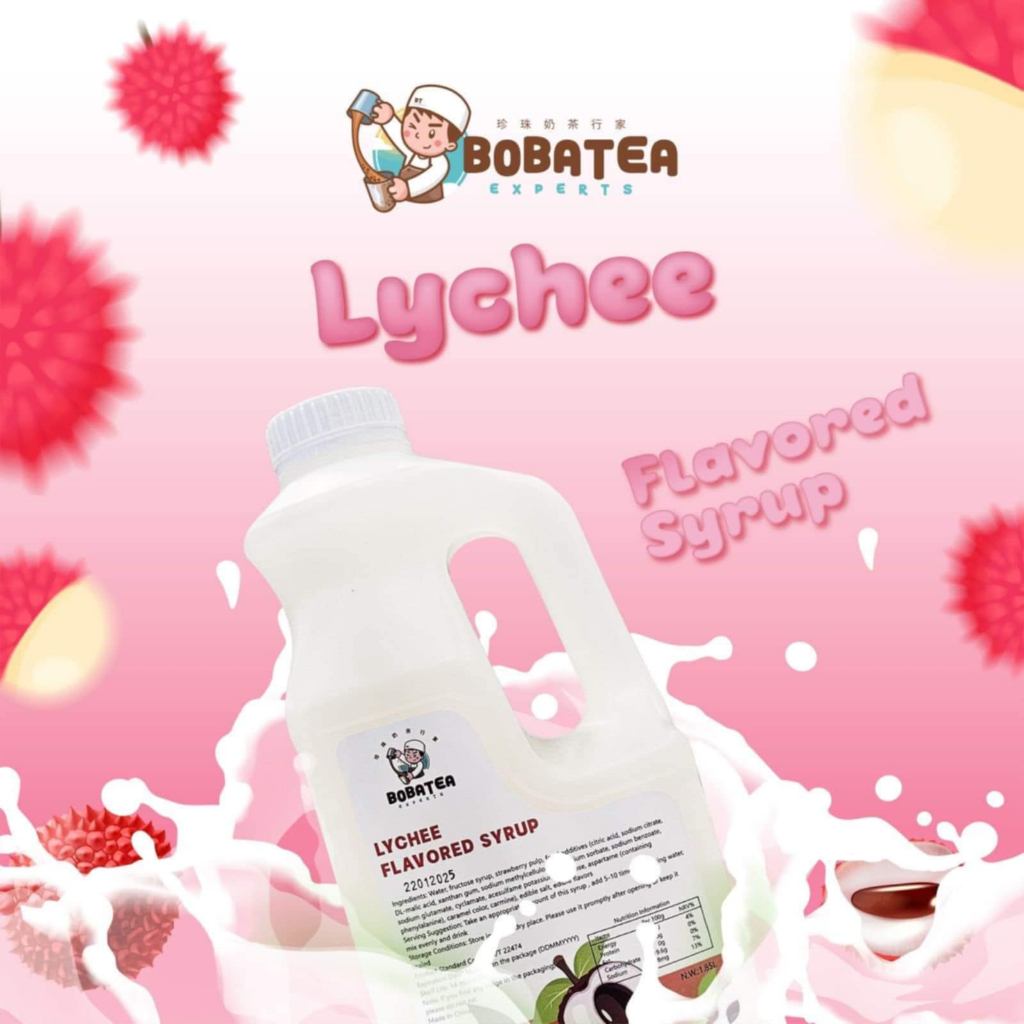 Bobatea Lychee Flavored Syrup 1.85L | Shopee Philippines