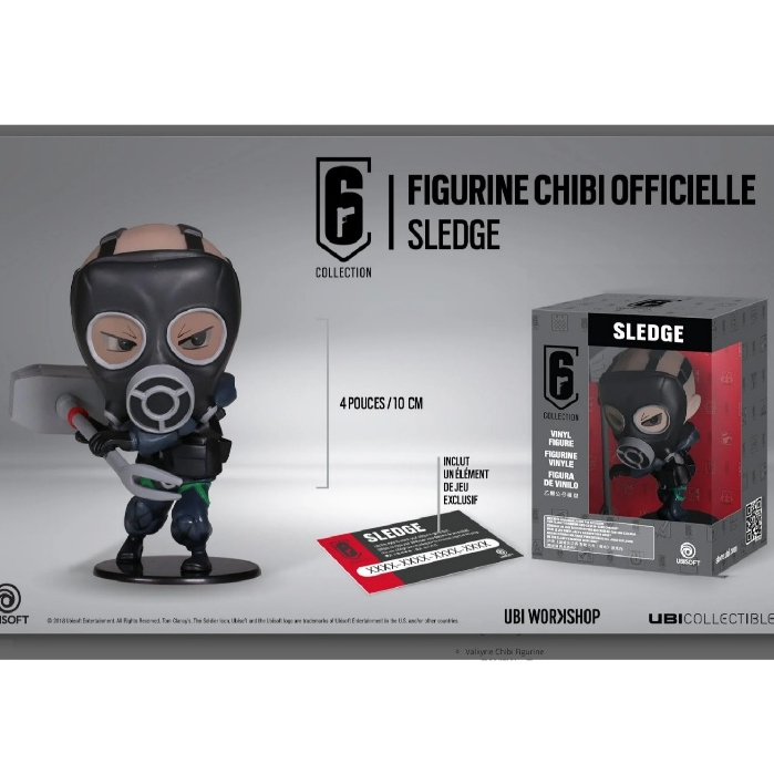 UBISOFT Rainbow Six Siege R6 Sledge Chibi Figure Series 2 | Shopee ...