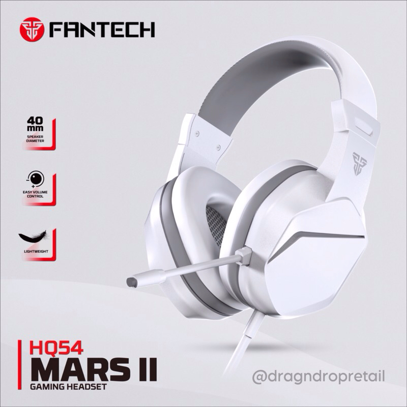FANTECH MARS II HQ54 Multi-Platform Gaming Headset with Noise ...