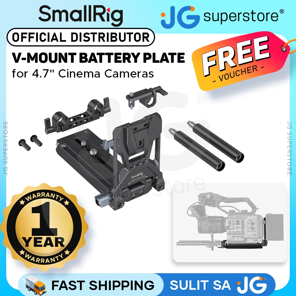 SmallRig V-Mount Battery Mount Plate kit, 15mm LWS Base Kit, 4.7 ...