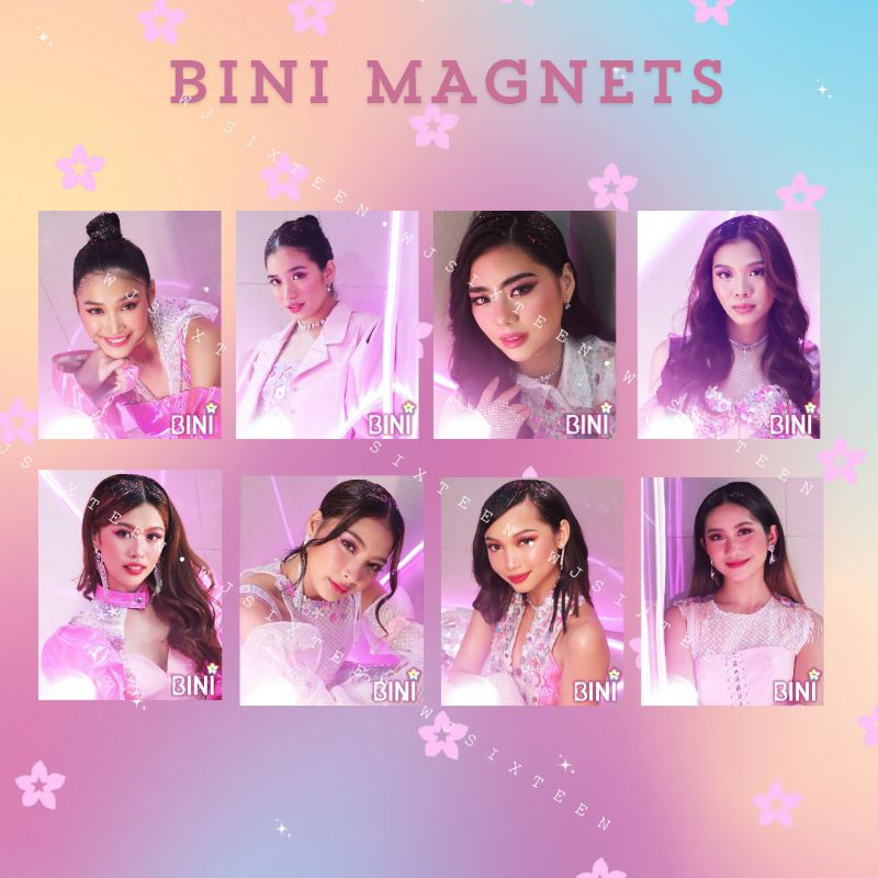 BINI Magnets Pink Version | Shopee Philippines